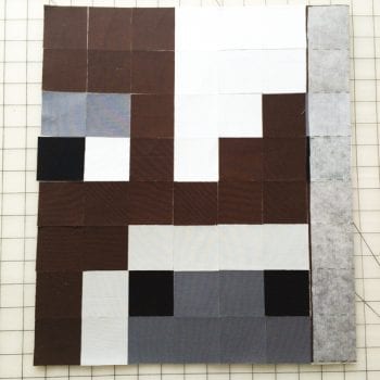 Using Fusible Grid with Small Squares | My Rainy Day Designs
