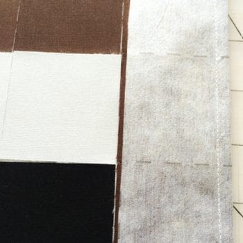 Using Fusible Grid with Small Squares | My Rainy Day Designs