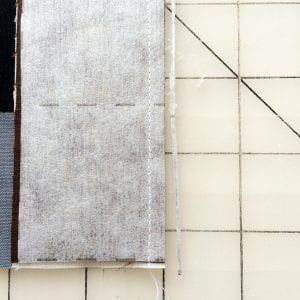 Using Fusible Grid with Small Squares | My Rainy Day Designs