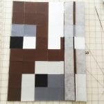 Using Fusible Grid with Small Squares | My Rainy Day Designs